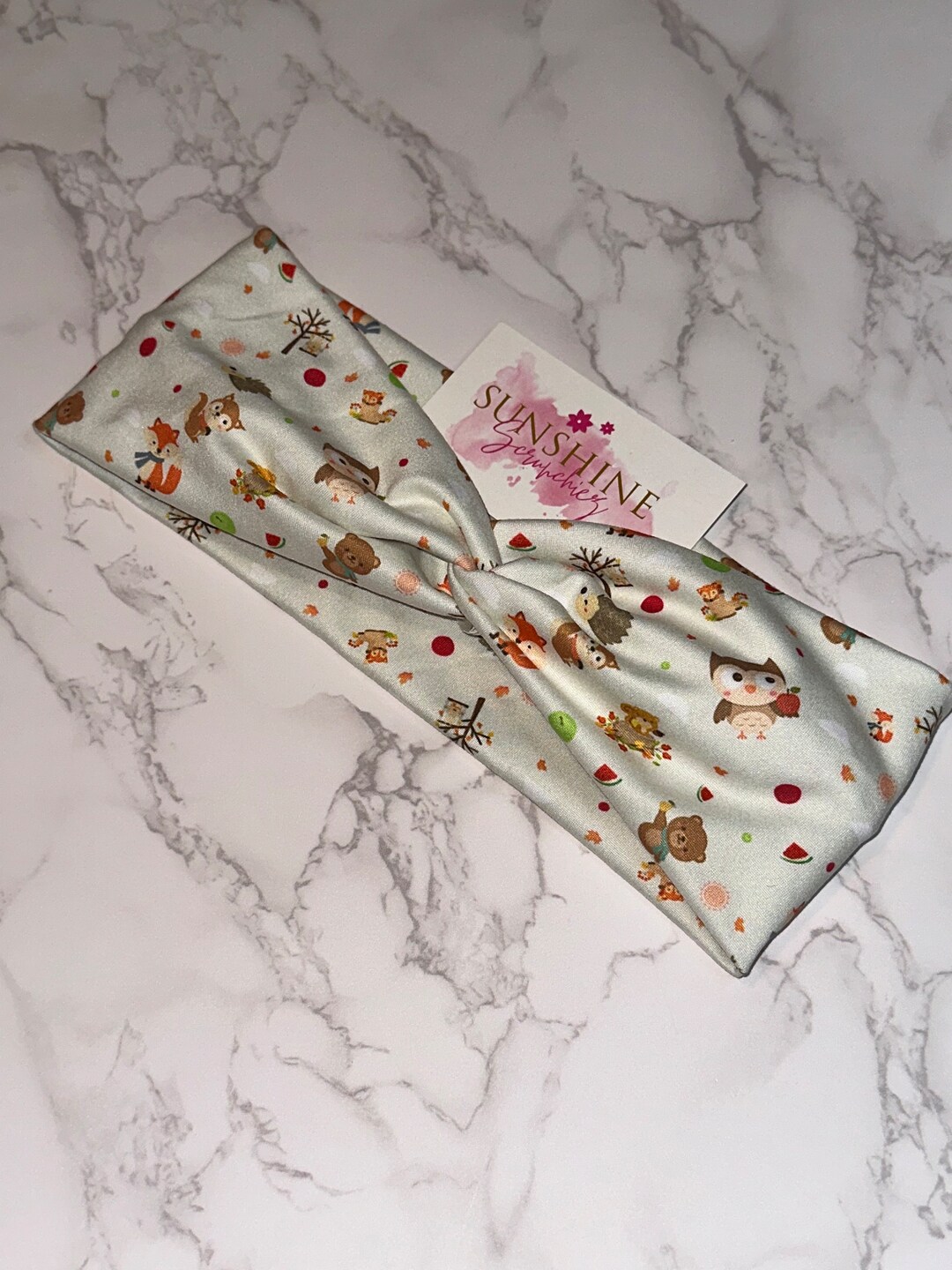 Woodland Animals Headband-animal Headband-fox-owl-squirrel-hedgehog ...