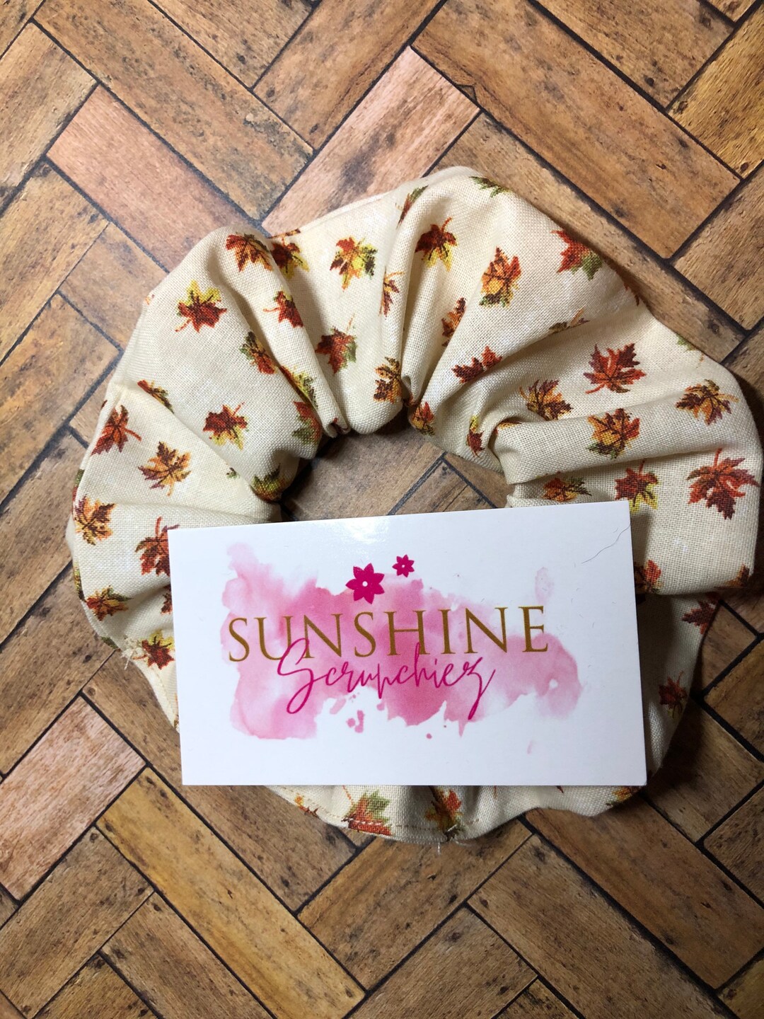 Autumn Leaves Scrunchie Fall Harvest Scrunchie-scrunchies - Etsy