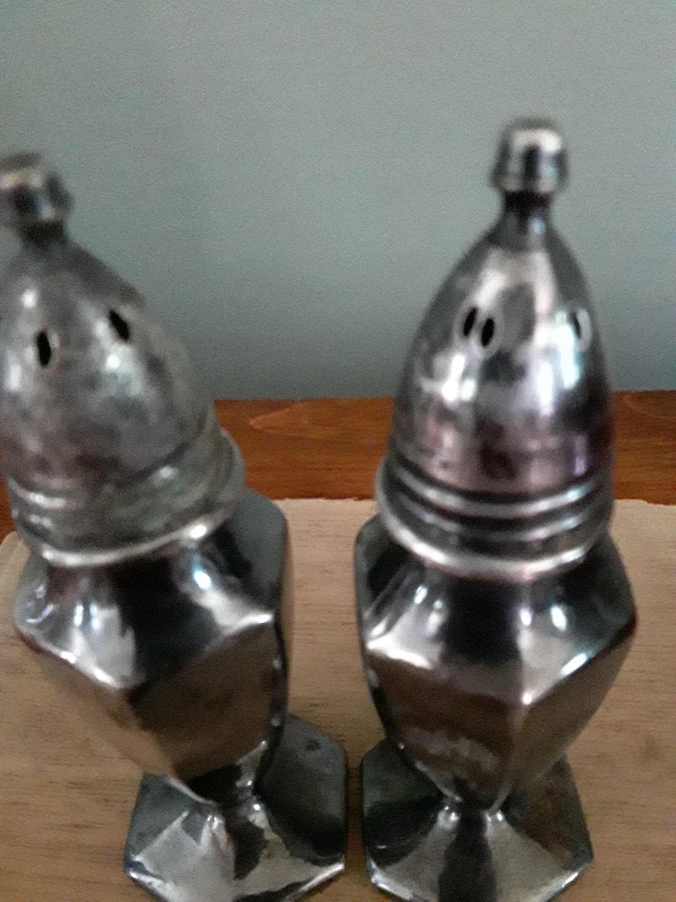 Vintage Benedict Proctor Silver Plated Lead Salt and Pepper Shakers ...