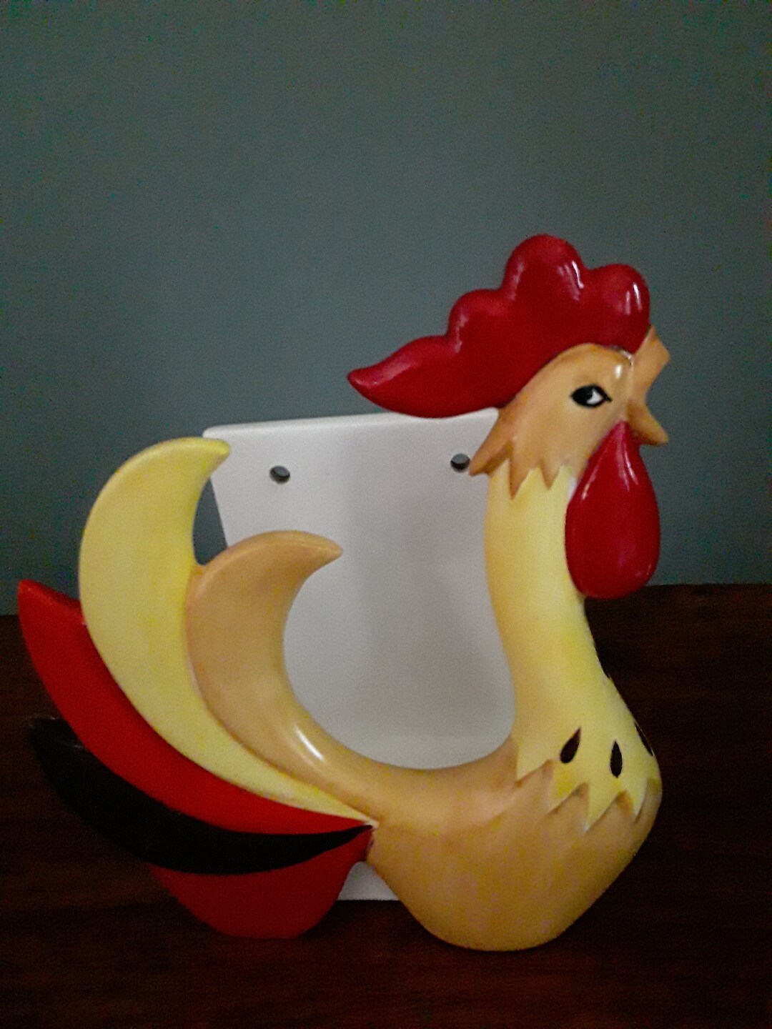 Vintage 1964 Holt Howard Ceramic Rooster Napkin Holder Coq - Etsy
