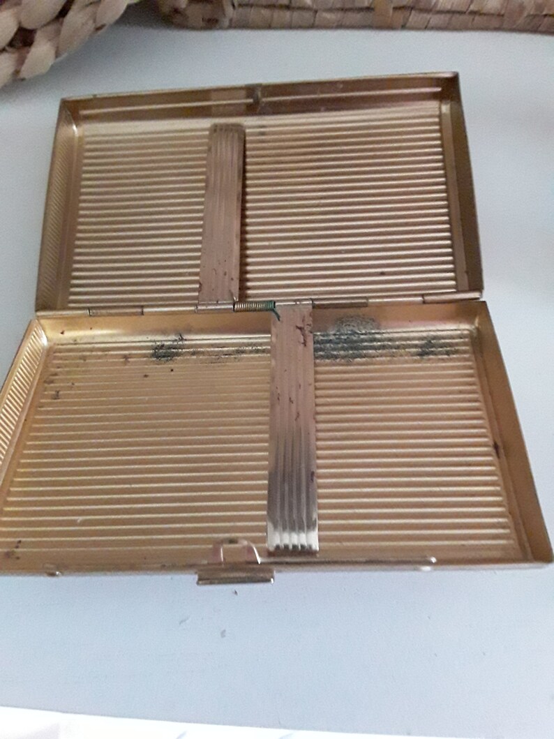 Vintage 1940s Evans Lighter, Compact, Cigarette Case Set - Etsy