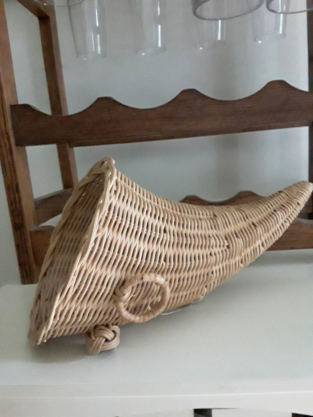 Wicker Cornucopia - Etsy