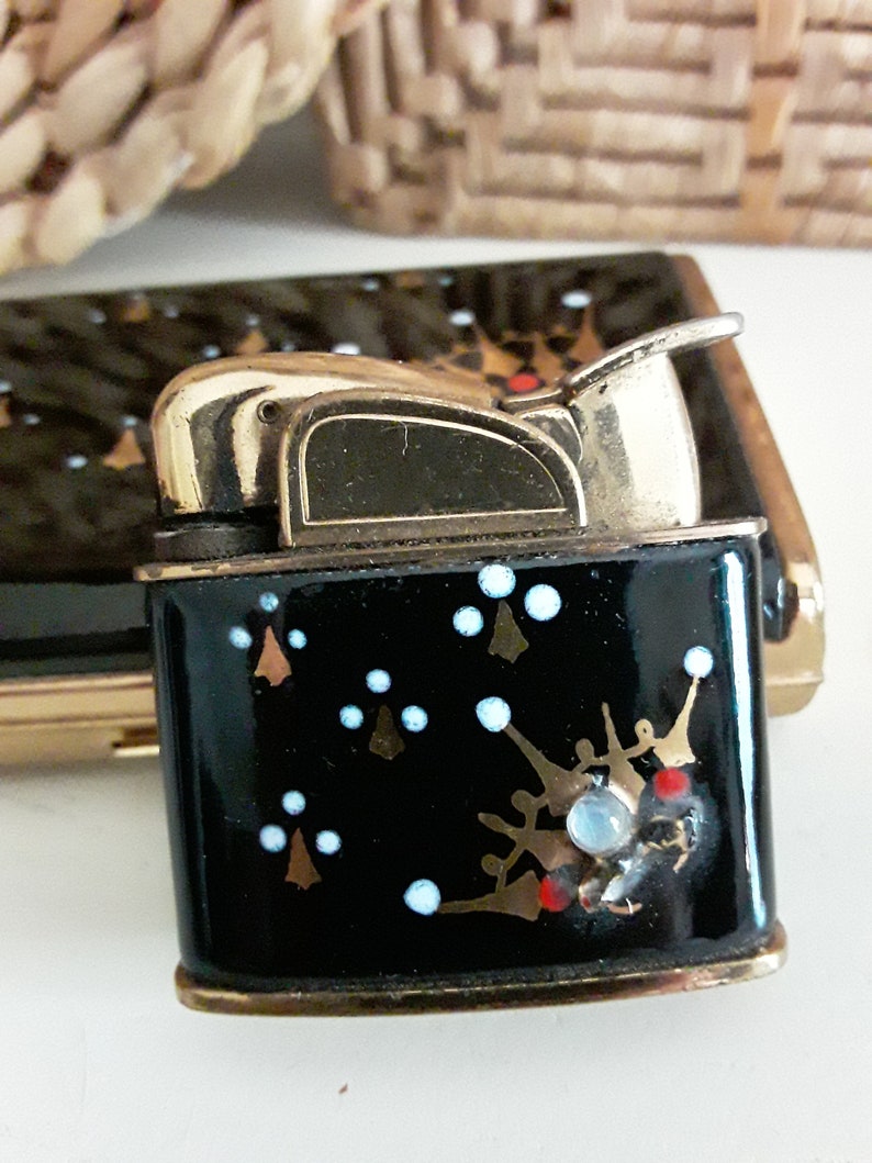 Vintage 1940s Evans Lighter, Compact, Cigarette Case Set - Etsy