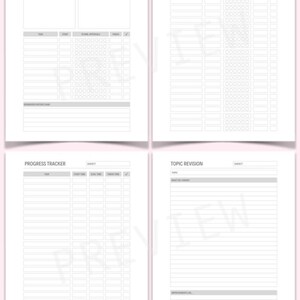 Ultimate Student Planner Printable Bundle/ Study Template Organizer ...