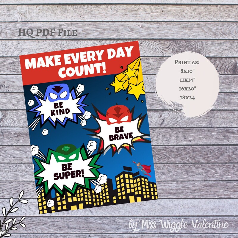 Superhero Classroom - Etsy