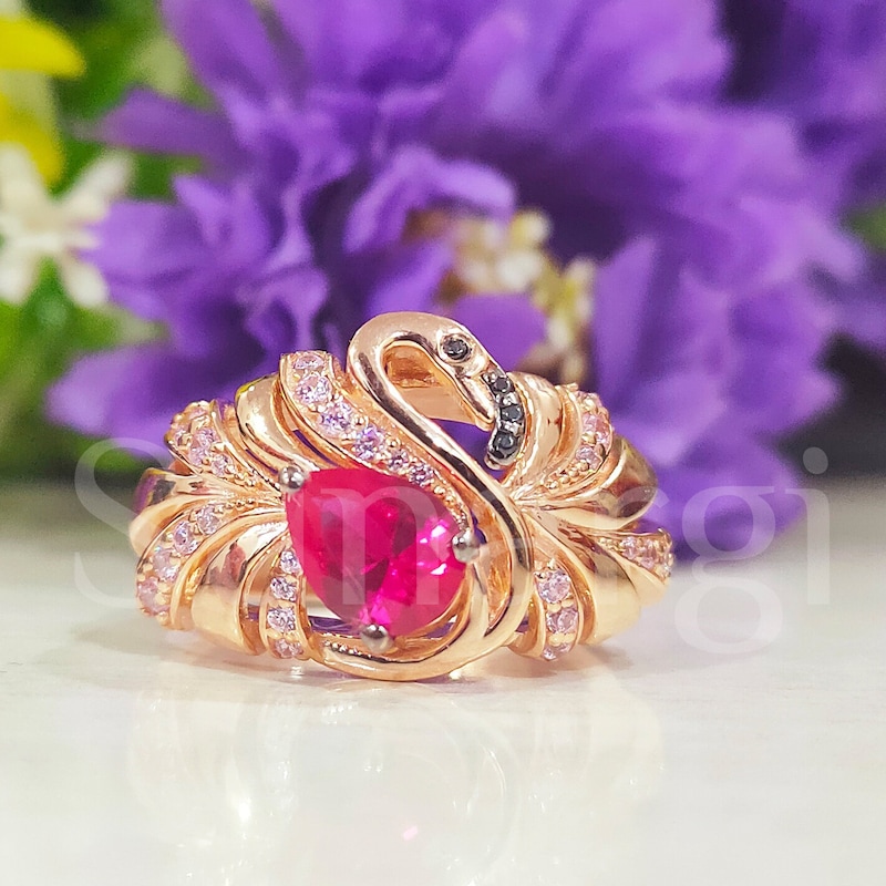 Flamingo Ring - Etsy