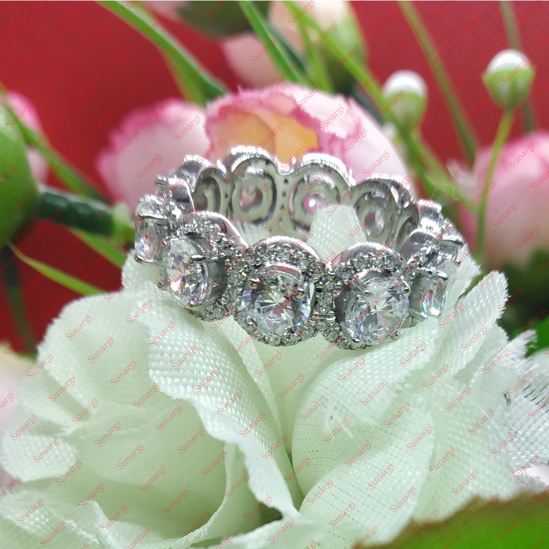 Eternity Love Promise Band, Eternity Ring Women, White Sapphire ...