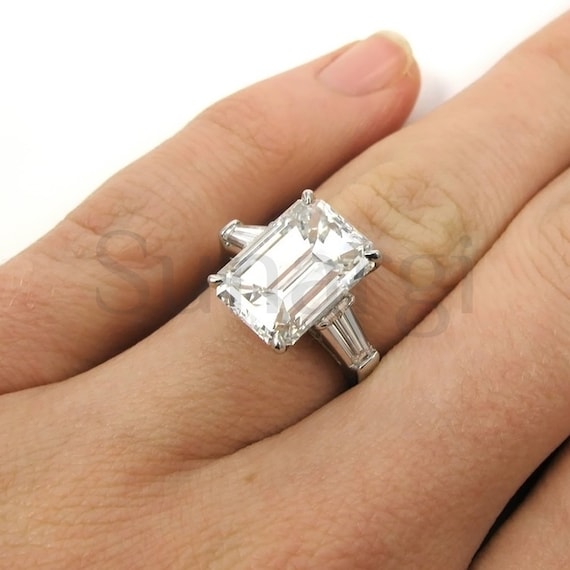 5 carat white sapphire ring store