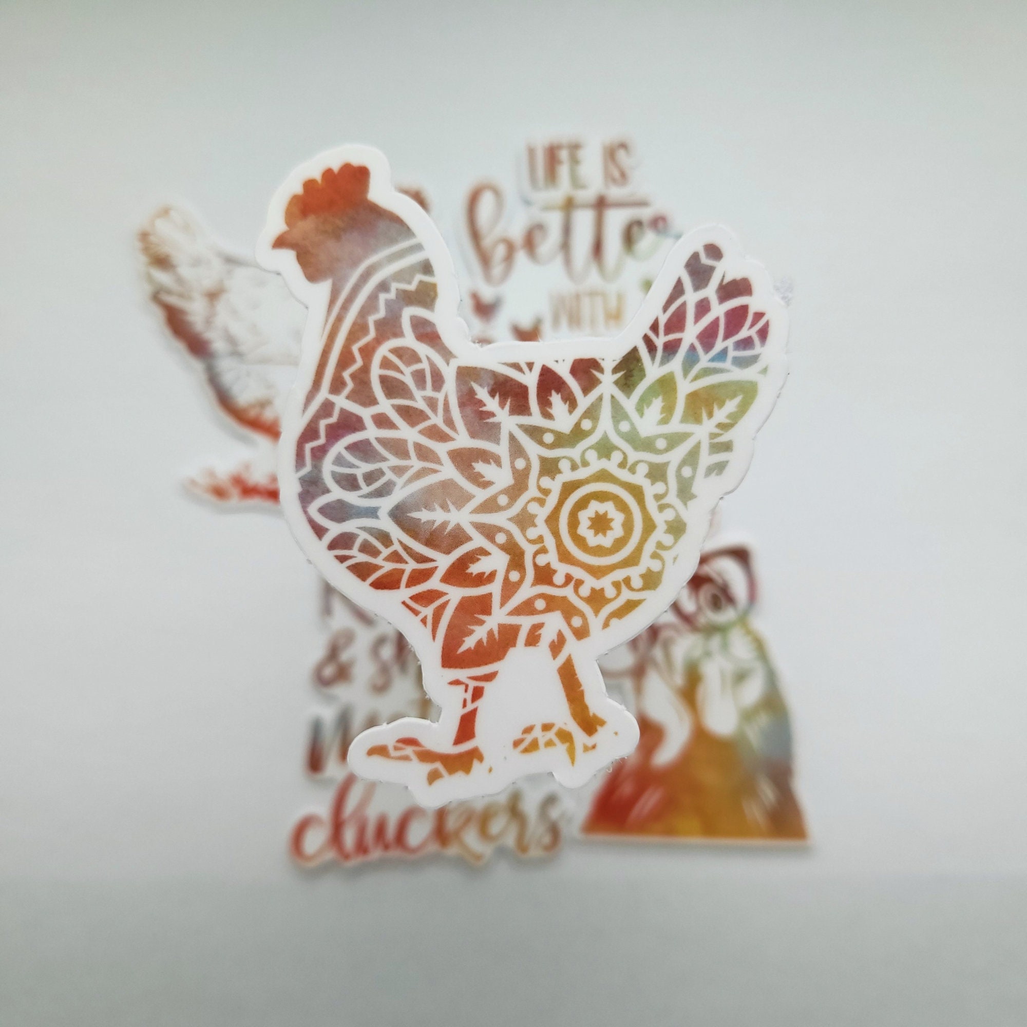 Mother Clucker Chicken Sticker Set Sticker Pack Waterproof - Etsy