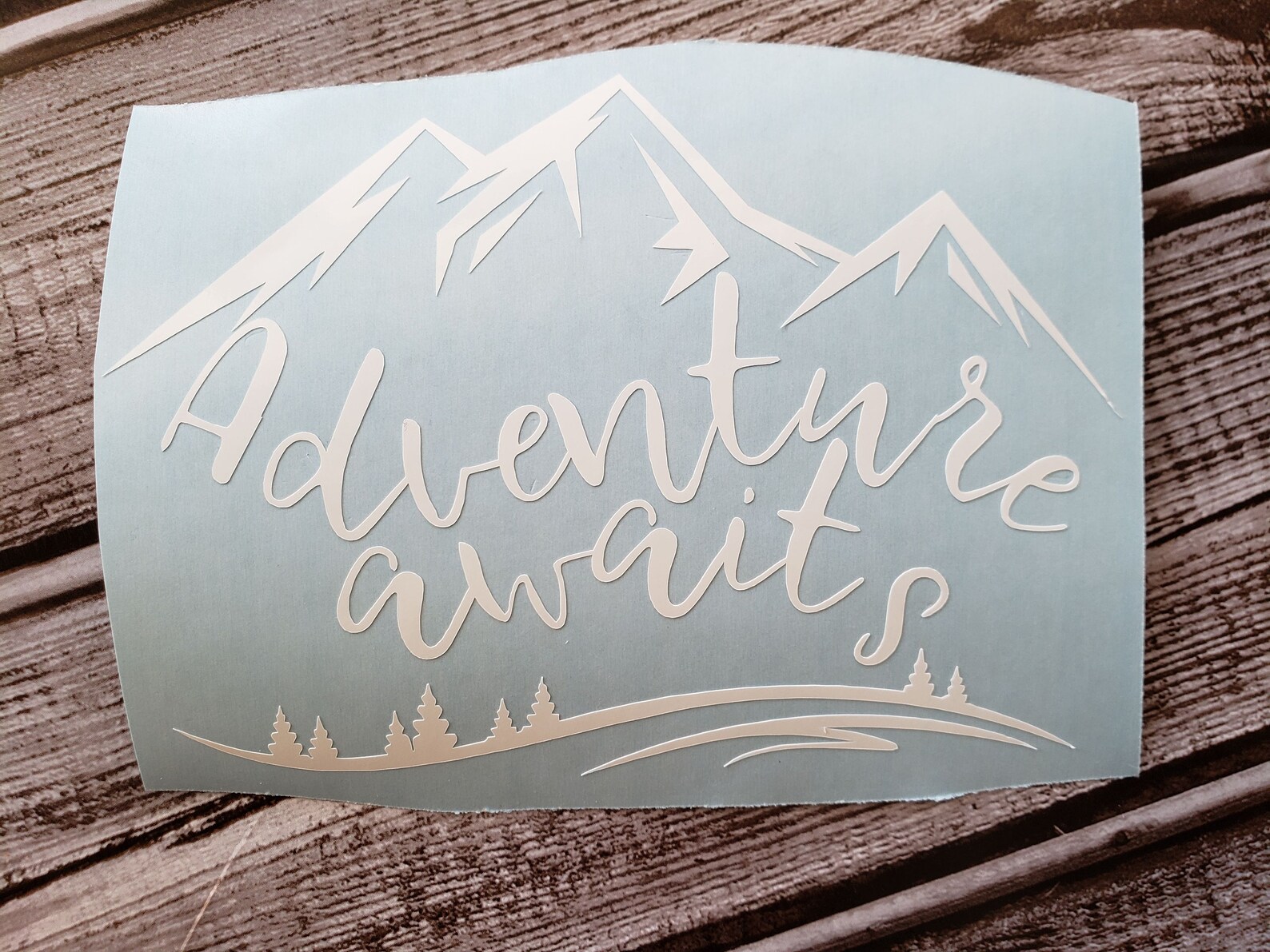 Adventure Awaits Vinyl Decal Adventure Decal Traveler - Etsy