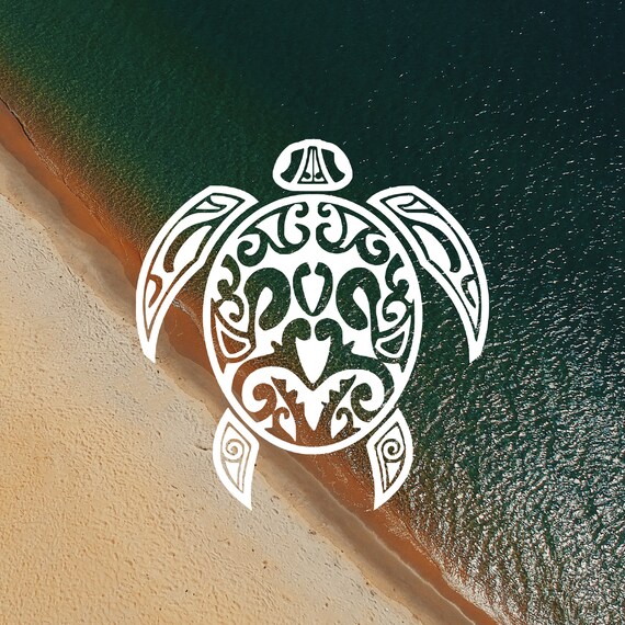 Sea Turtle Vinyl Decal Ocean Adventure Save a Turtle | Etsy