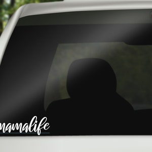 Mama Life Vinyl Decal Car Decal Mama Decal Hashtag Mama | Etsy