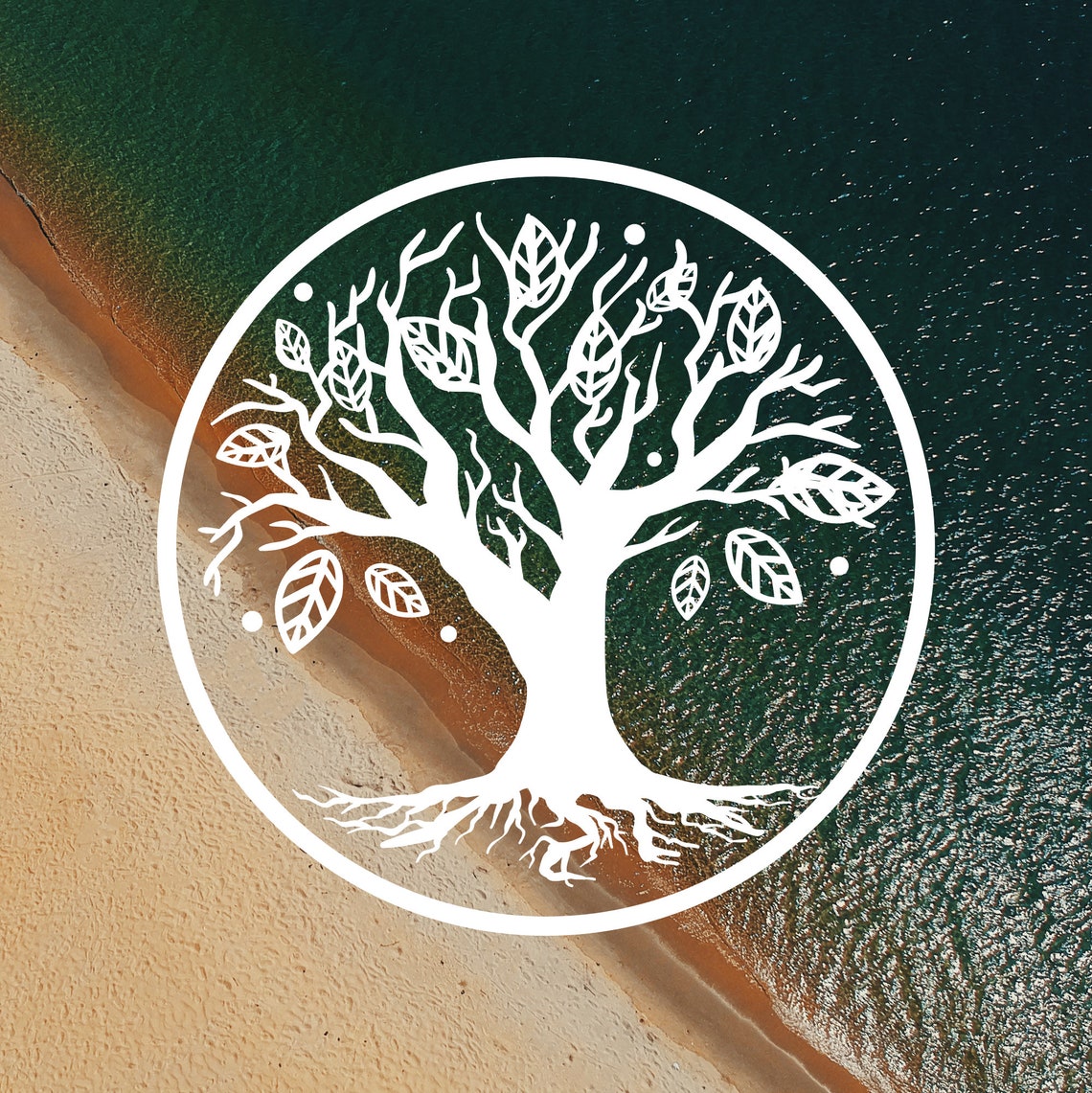 Tree of Life Circle Vinyl Decal Tree Decal Boho Decal Bohemian - Etsy