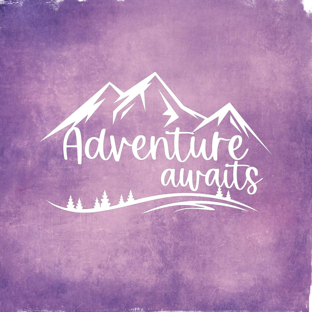 Adventure Awaits Vinyl Decal Adventure Decal Traveler Adventurer ...