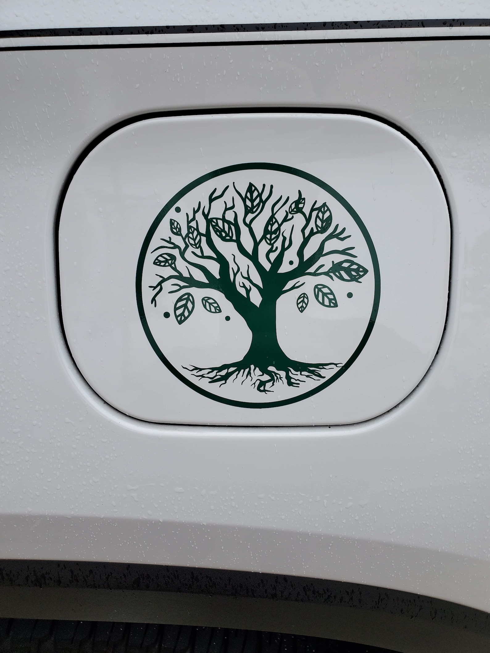 Tree of Life Circle Vinyl Decal Tree Decal Boho Decal Bohemian Decor ...