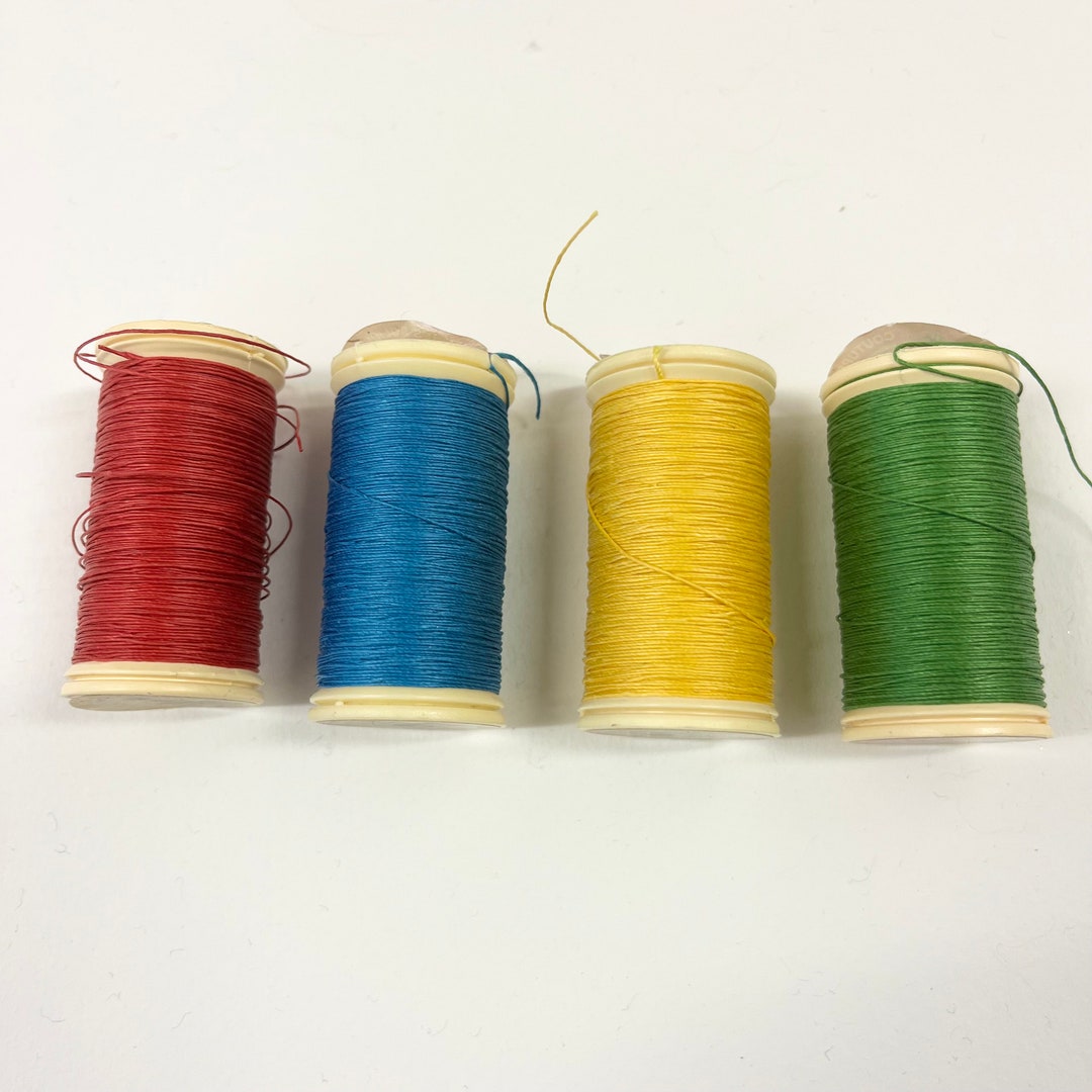 Bookbinding Thread - 4 Colours - 8 Metres Fils Au Chinois Fine Lightly ...