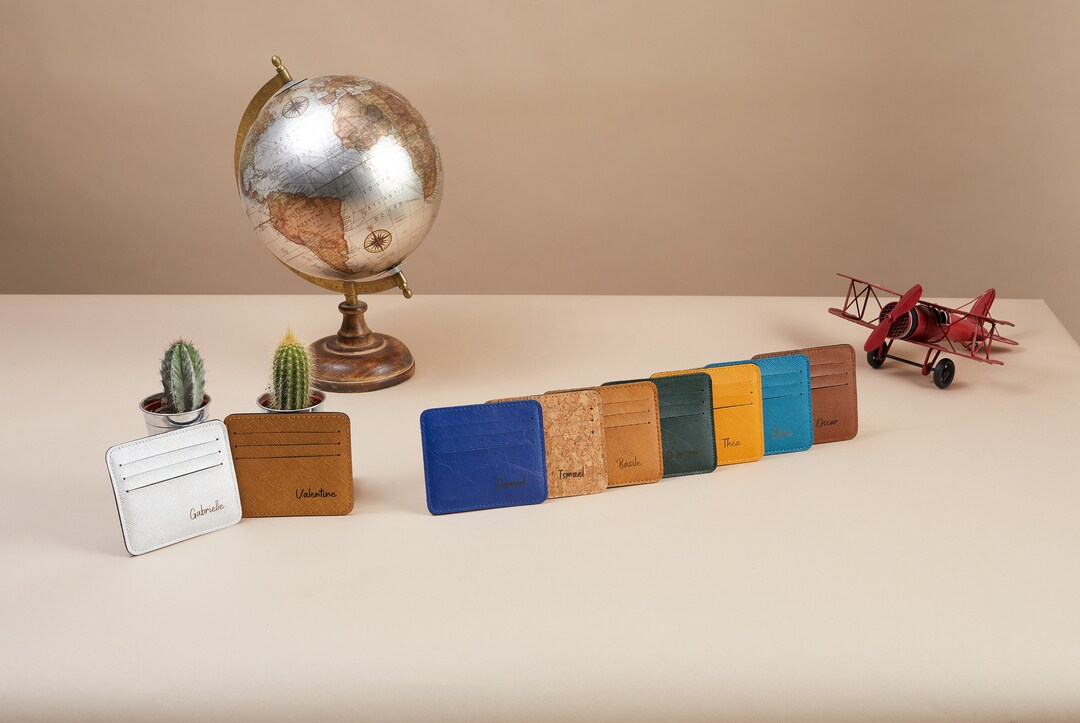 Personalized Card Holder, for Women or Men, Customizable Gift - Etsy