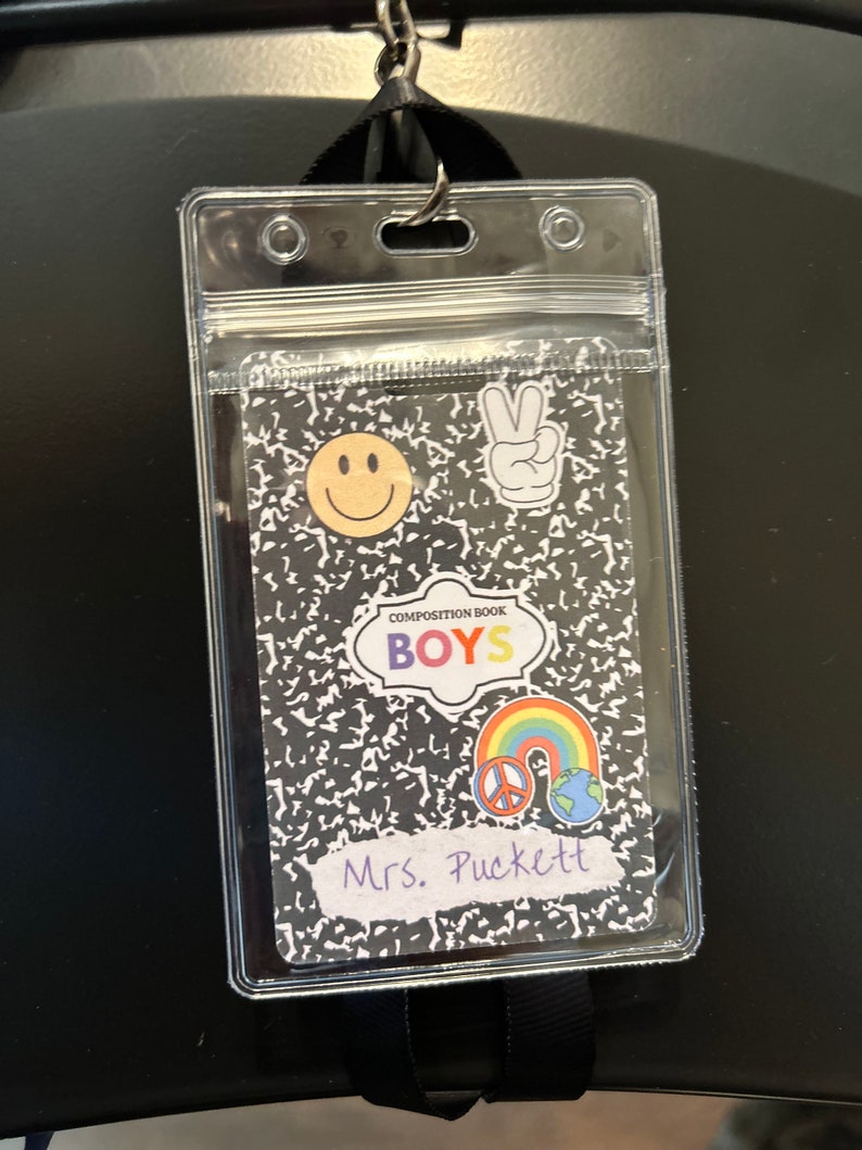 School Passes/ Custom Designed Bathroom Pass/ Office Pass/nurse Pass ...