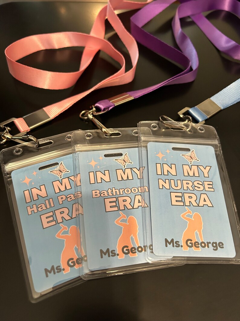 School Passes/ Custom Designed Bathroom Pass/ Office Pass/nurse Pass ...