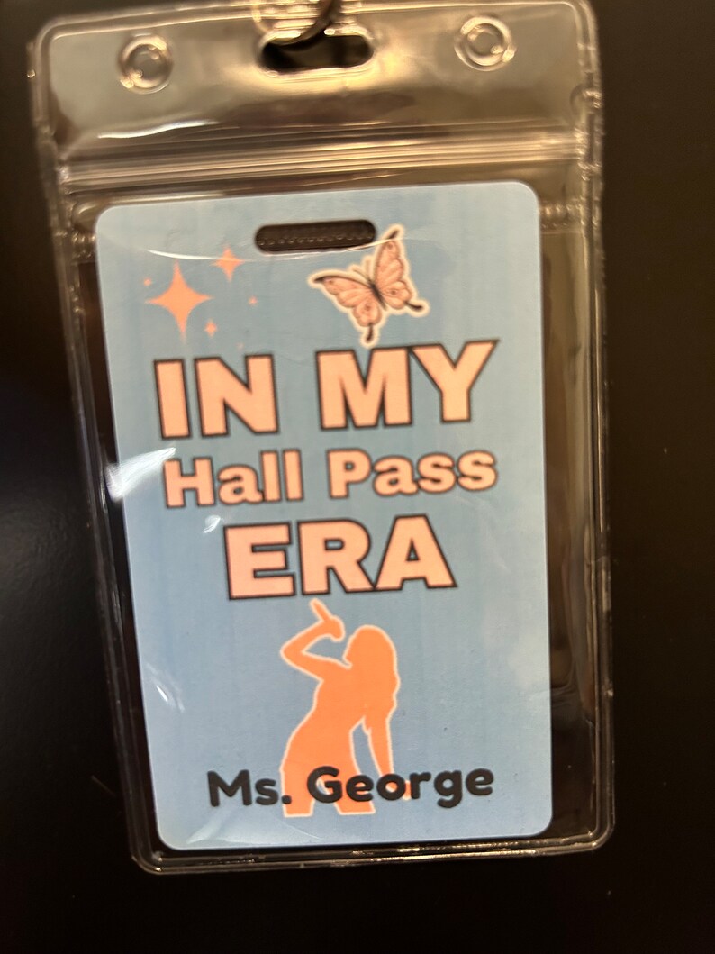School Passes/ Custom Designed Bathroom Pass/ Office Pass/nurse Pass ...
