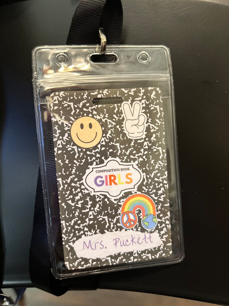 School Passes/ Custom Designed Bathroom Pass/ Office Pass/nurse Pass ...