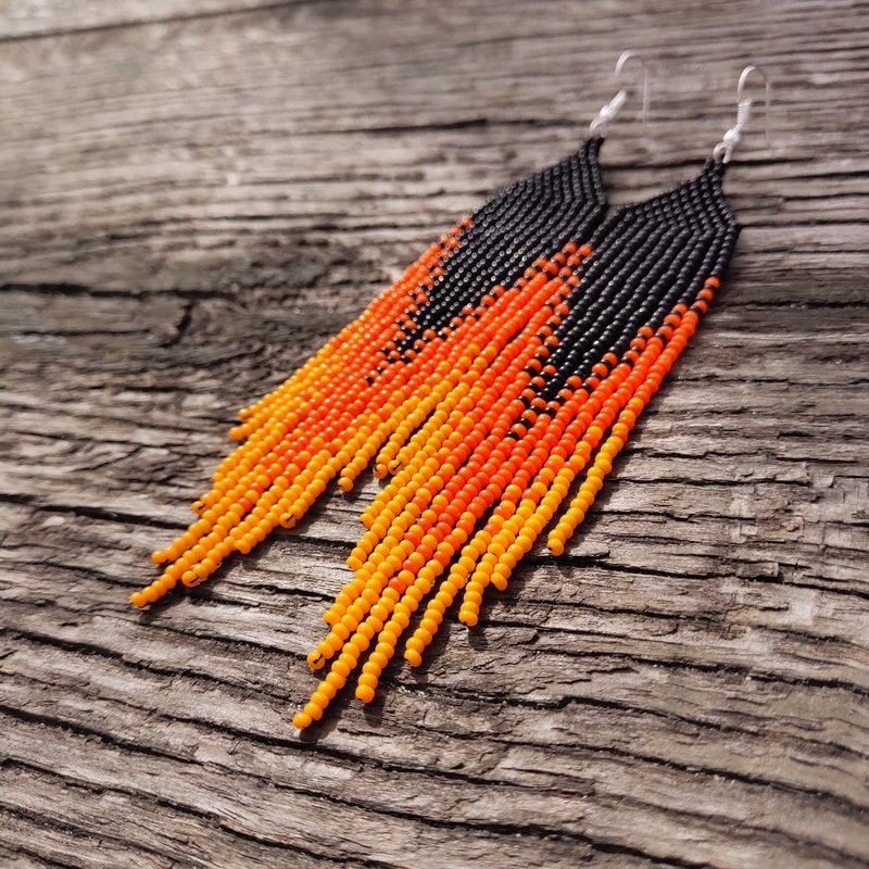Orange Beads - Etsy
