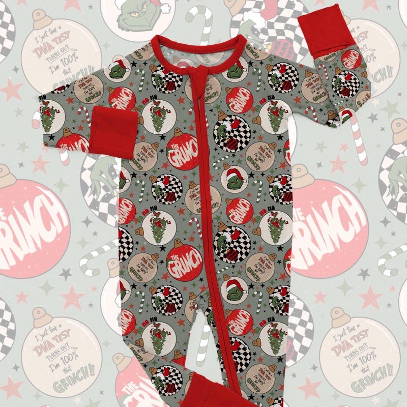 Grinch Pajamas - Etsy