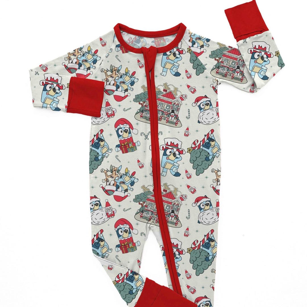 It’s A Bluey Christmas; Bamboo Pjs; Pajamas for the Family ; Family and ...