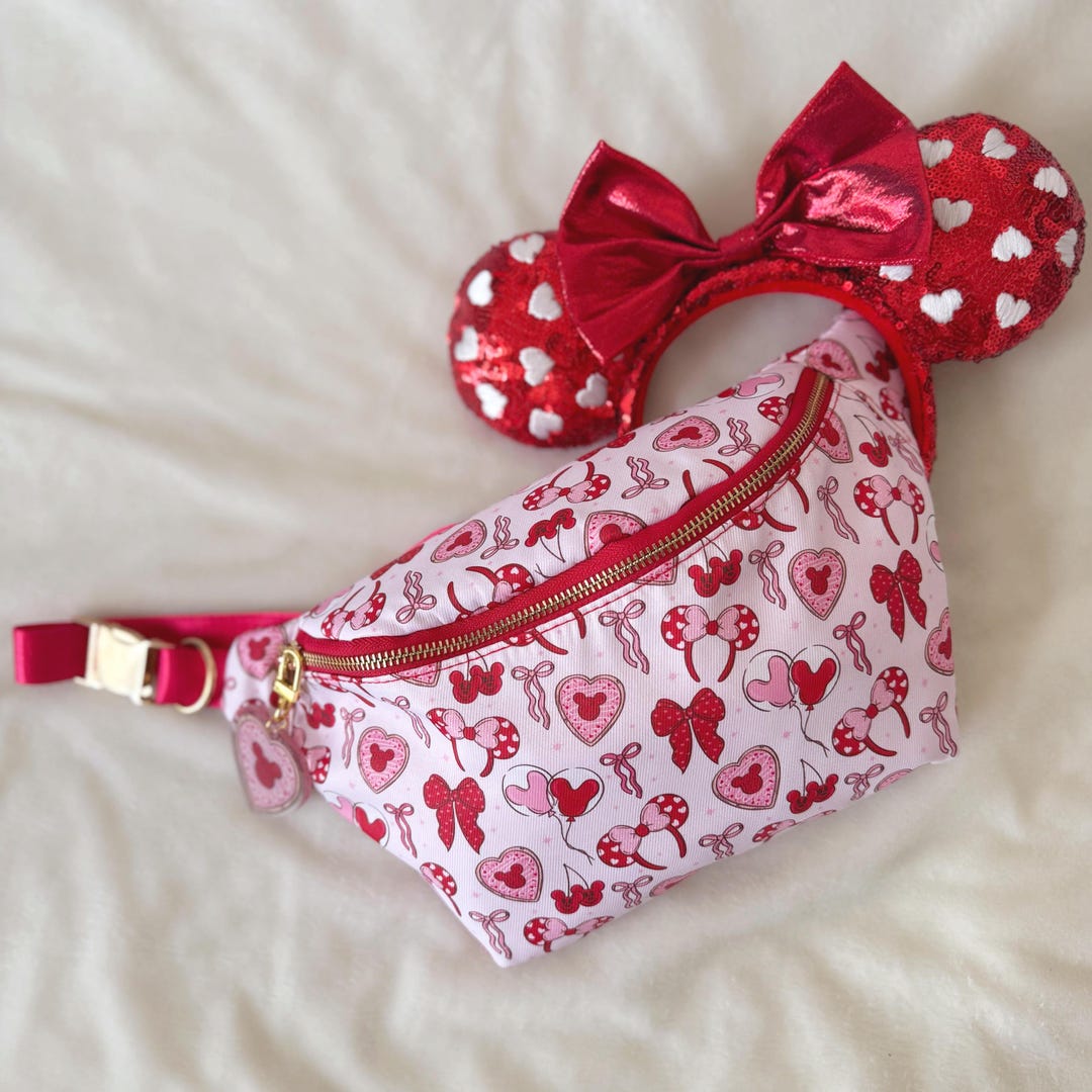 Coquette Love Large Fanny Pack; Fanny Pack; Disney Fanny Pack; ; Disney ...