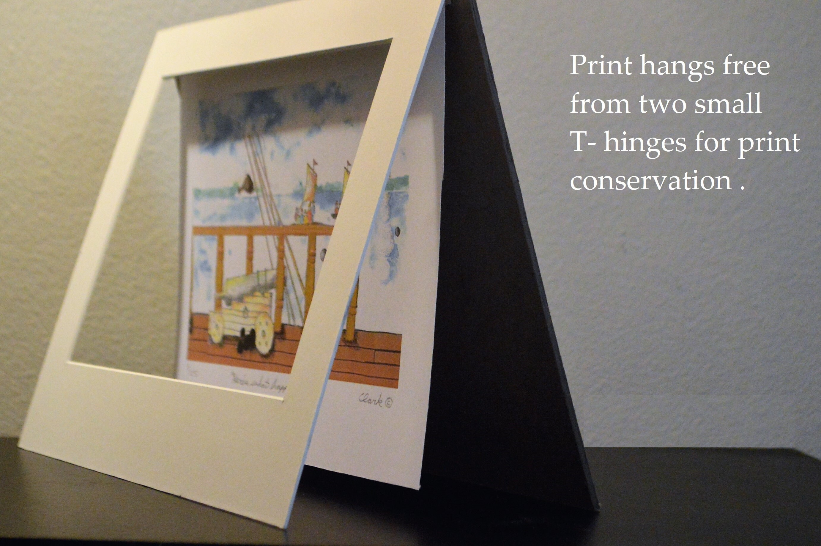 Limited Edition 8 X 10 Matted Art Print Related to the Mystery of the ...