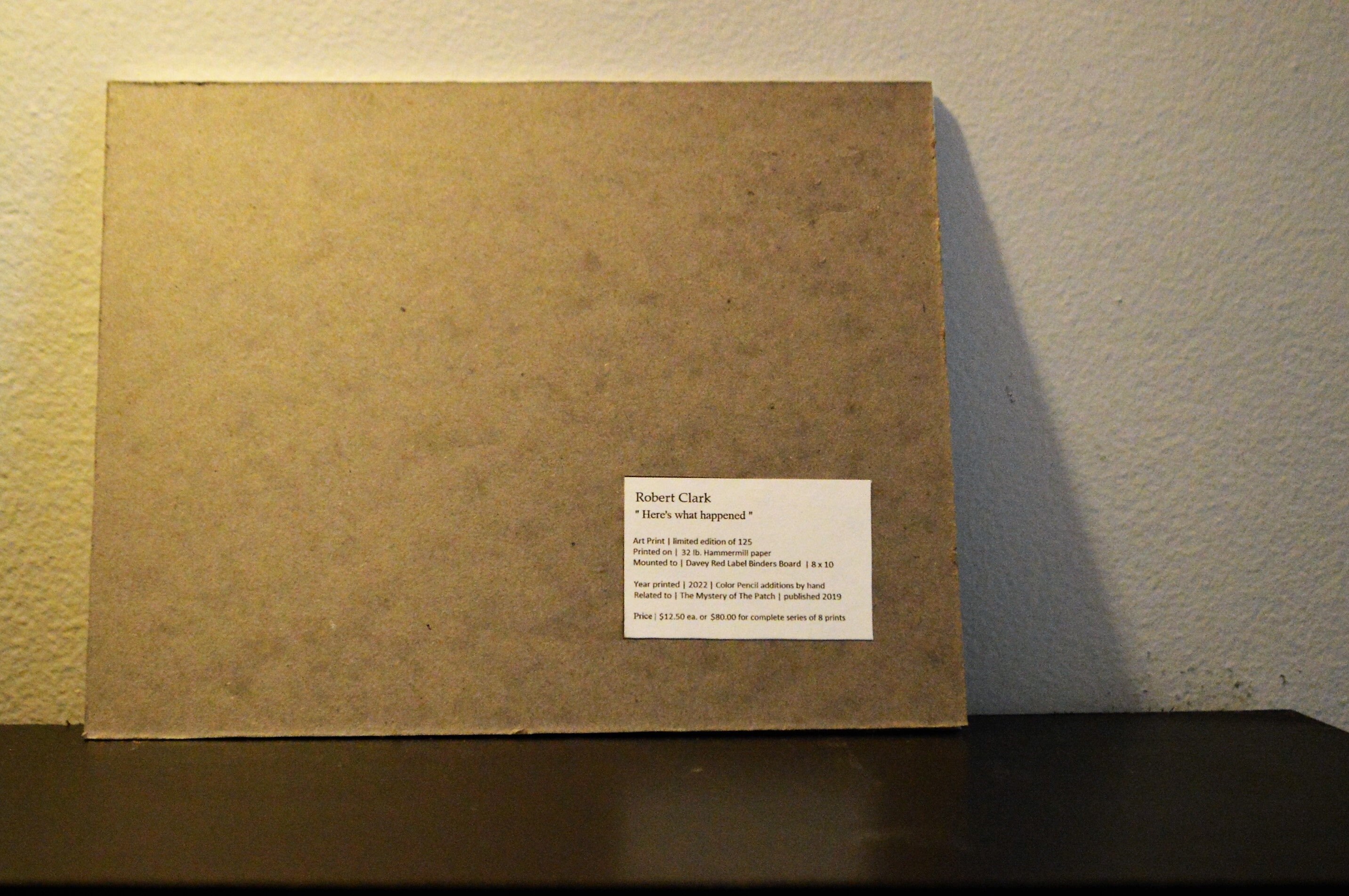 Limited Edition 8 X 10 Matted Art Print Related to the Mystery of the ...