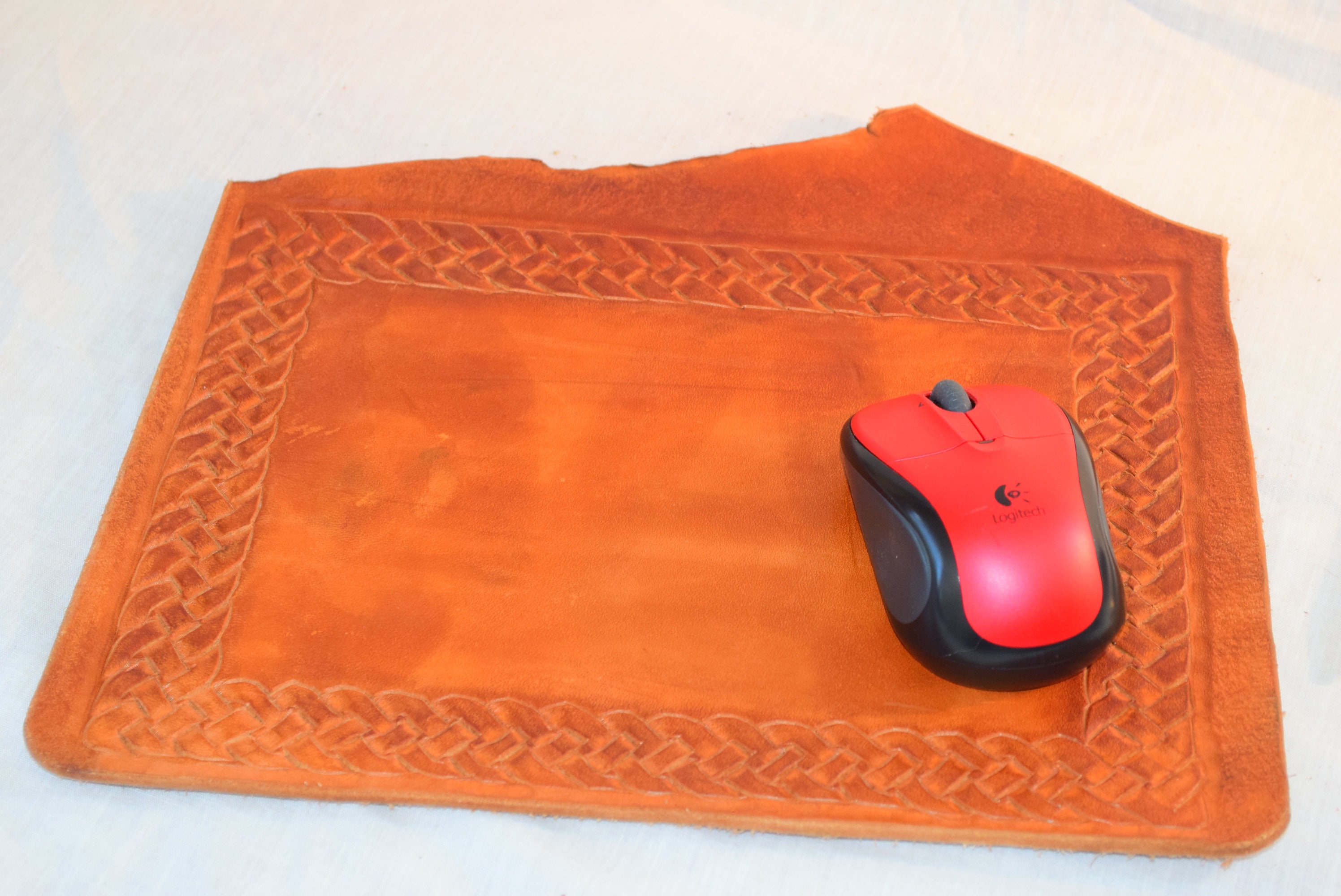 Handmade Leather Celtic Pattern Mouse Pad Mousepad for Desk - Etsy UK