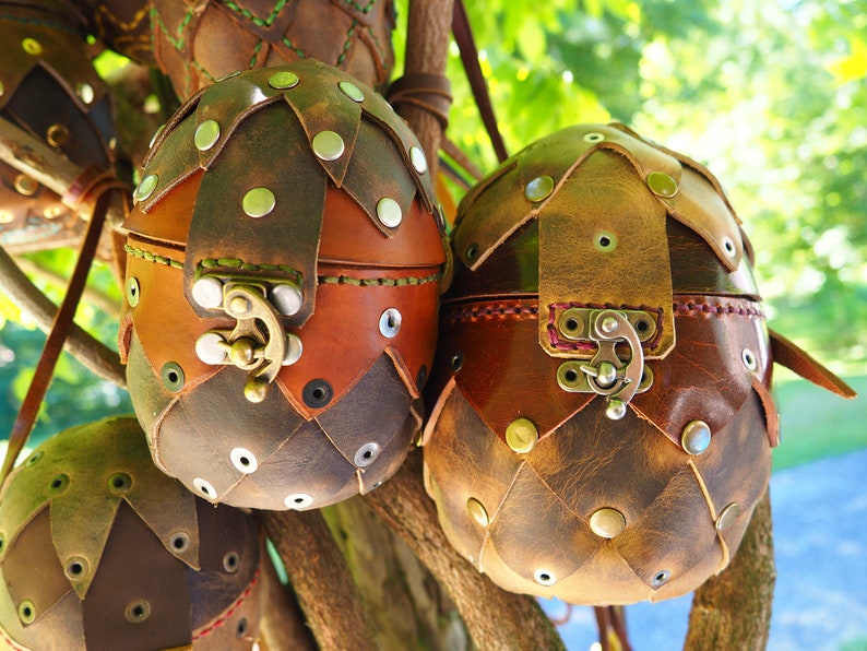 Leather Dragon Egg Purse Dragon Egg Dice Bag Egg Coin Pouch - Etsy