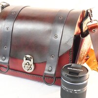 Leather Camera Bag - Etsy