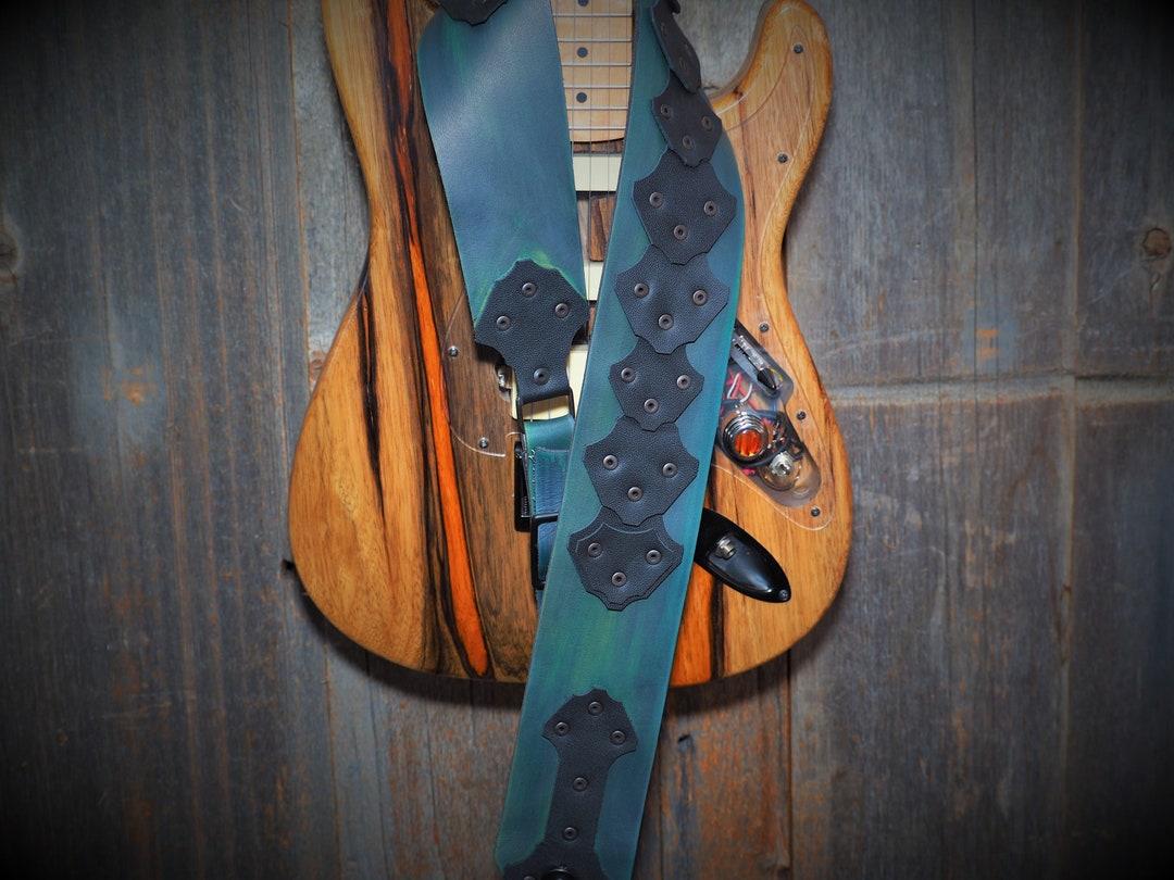 Custom Handmade Leather Guitar Strap; Price Varies Based on Complexity ...