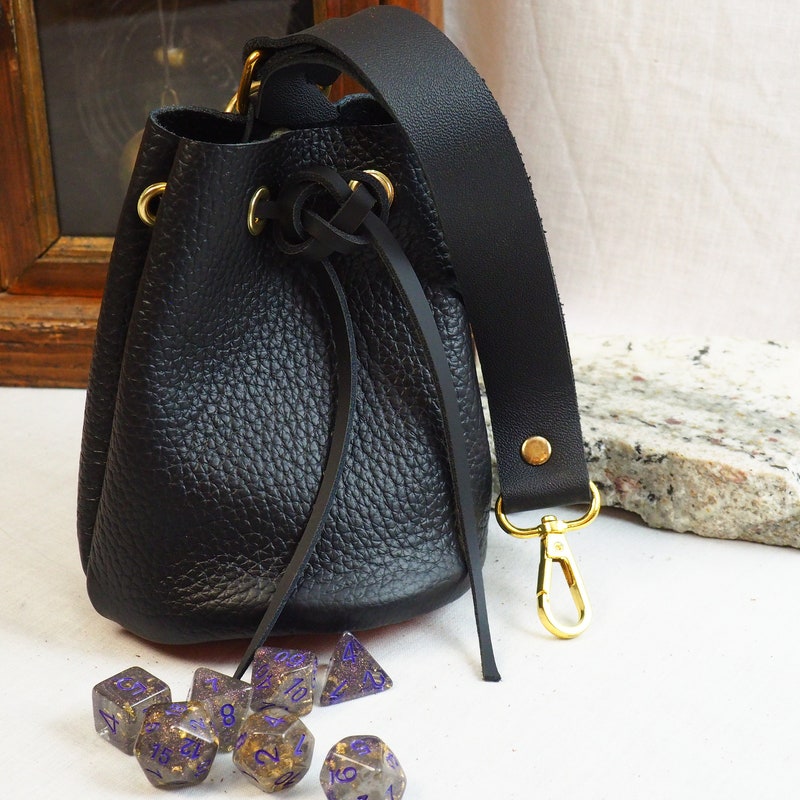 Leather Dice Bag - Etsy