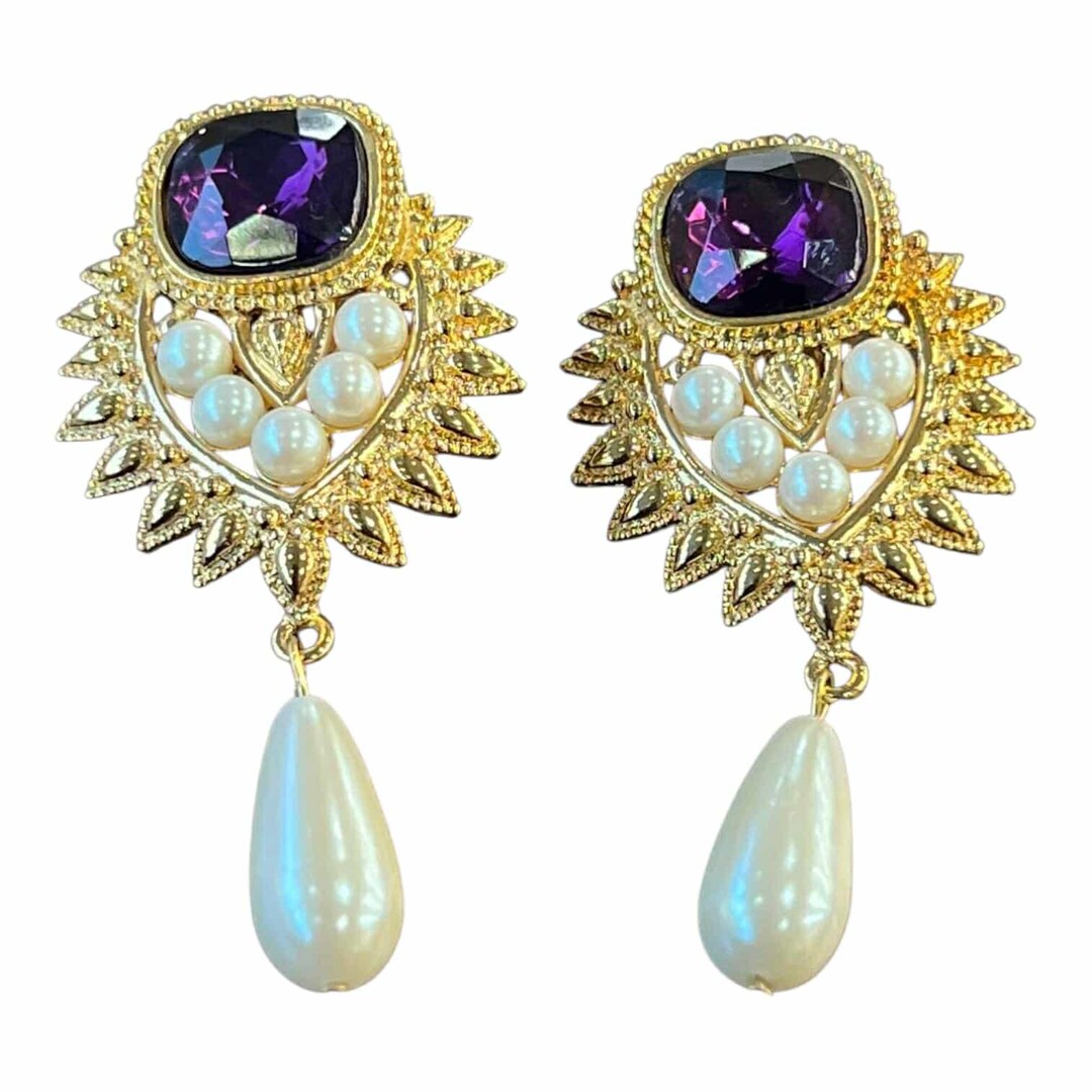 Shaill Jhaveri Avon Imperial Elegance Collection Clip Dangle Earrings ...