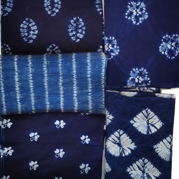 Indigo Blue Fabric - Etsy
