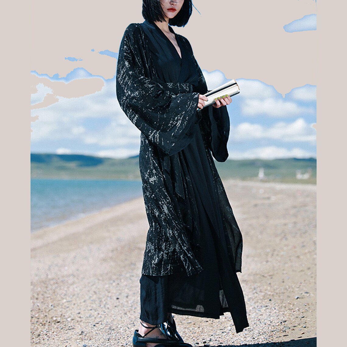 Hanfu Set Haori Kimono 3PCS Set Japanese Style Robe Chinese | Etsy