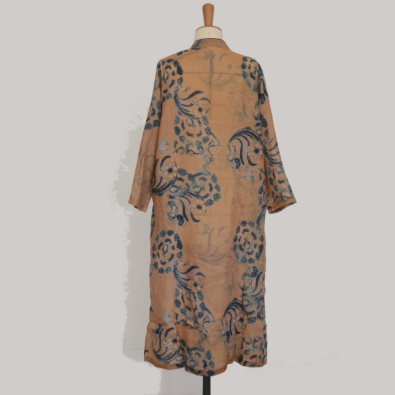 Neza Studio Chinese Modified Qipao Dunhuang Feitian Print | Etsy