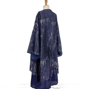 Hanfu, Haori, Blue Kimono 3PCS Set Japanese Style Robe Chinese Hanfu ...