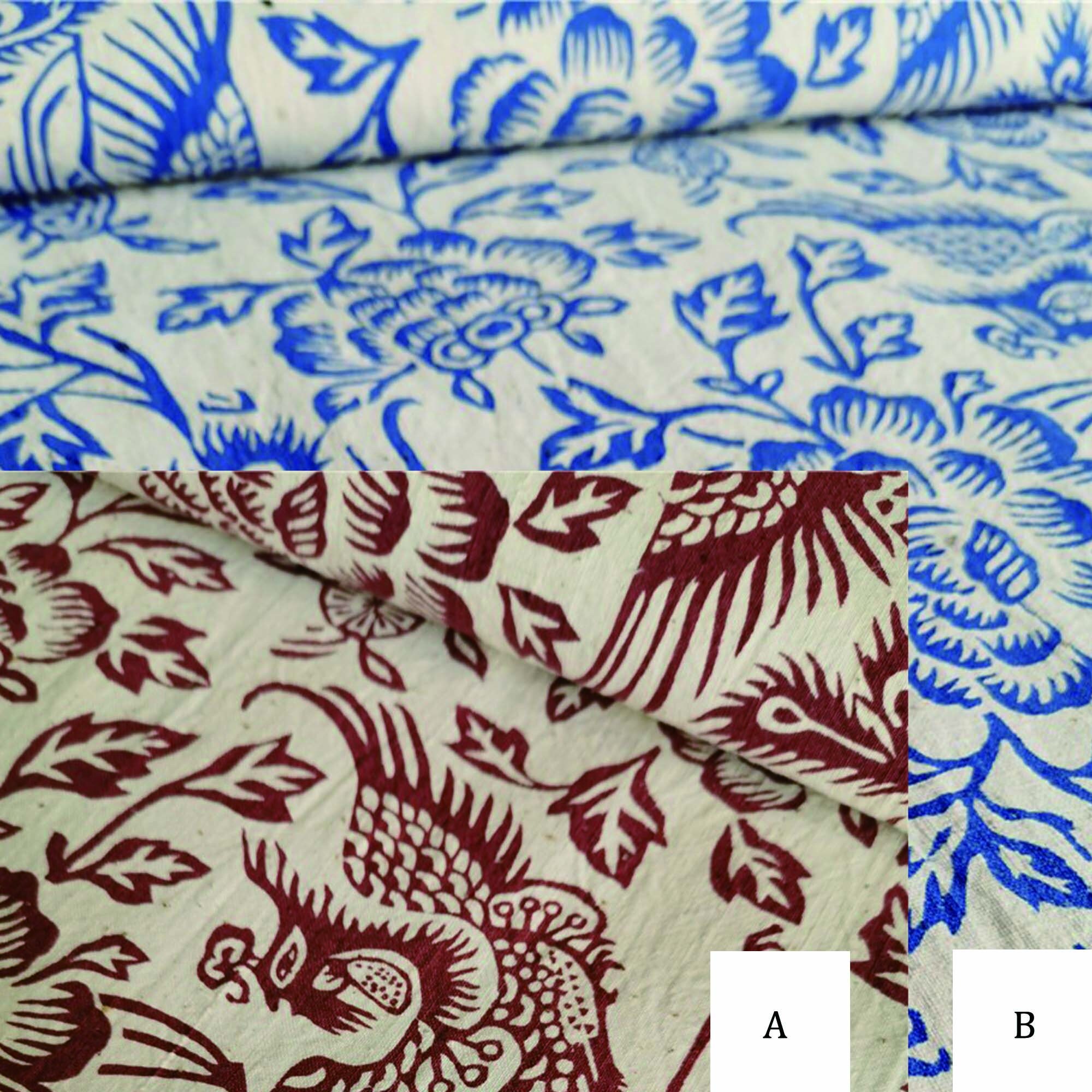 Vintage Chinese Block Print Hand Woven Fabric Block Print - Etsy