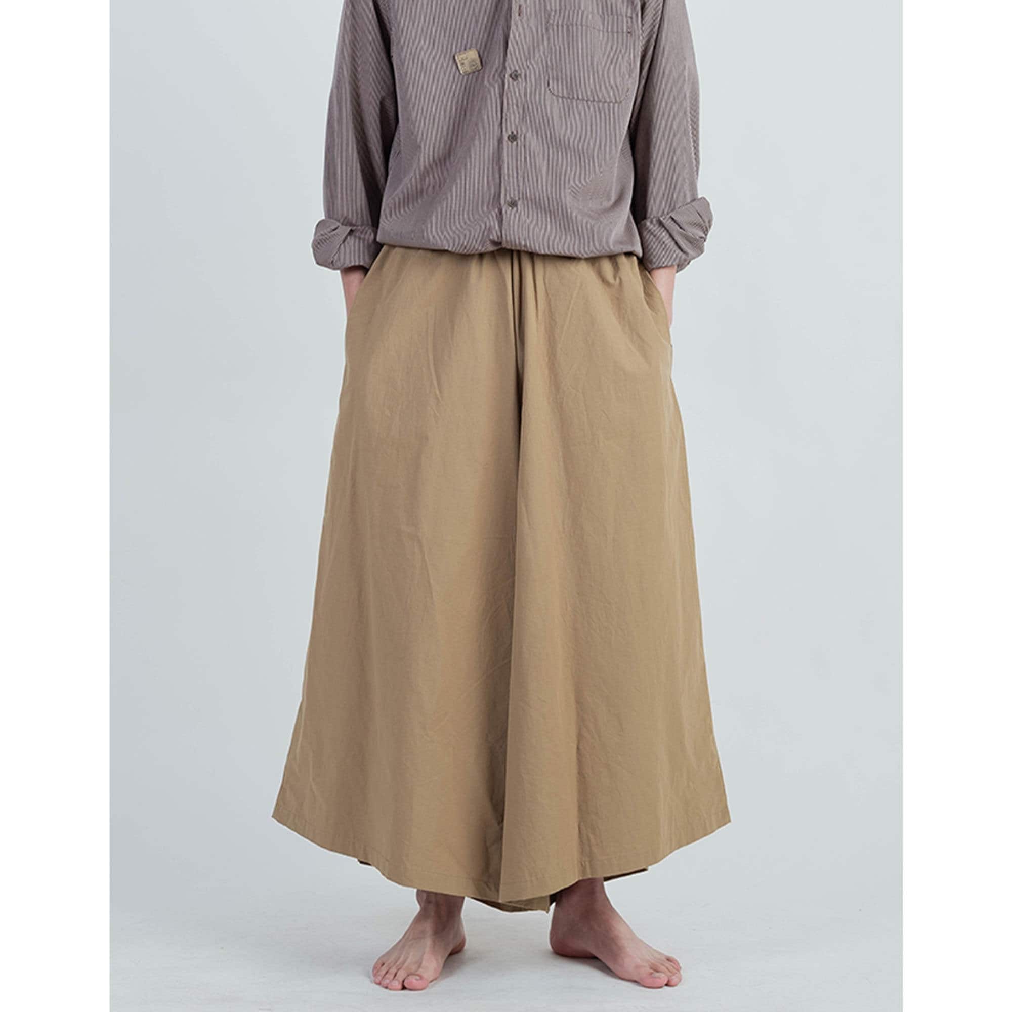 Wide Leg Pants Men / Harem Culottes / Culottes / Japanese - Etsy