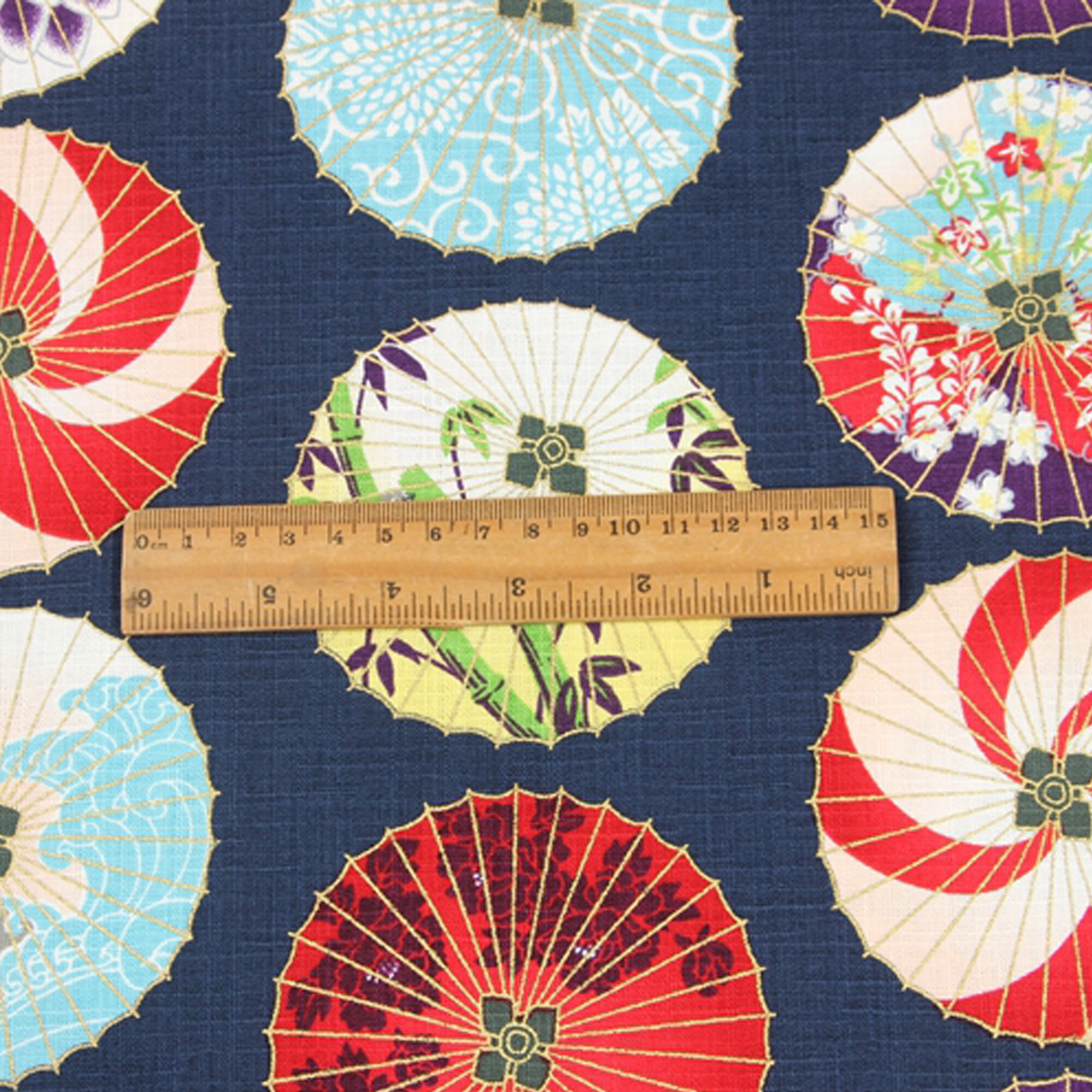Japanese Prints Cotton Fabric Kimono Fabric Umbrella Prints | Etsy