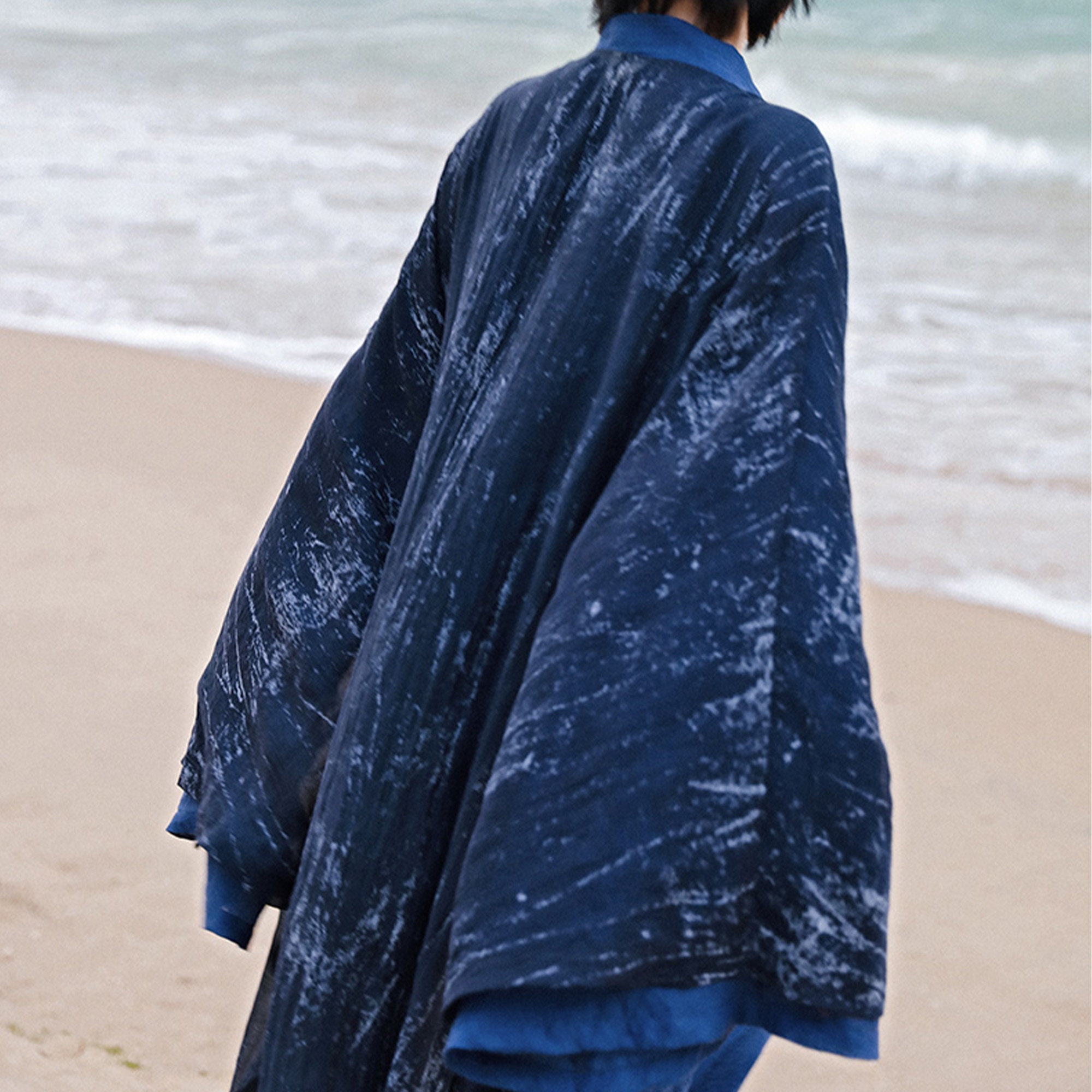 Hanfu Haori Blue Kimono 3PCS Set Japanese Style Robe Chinese - Etsy ...