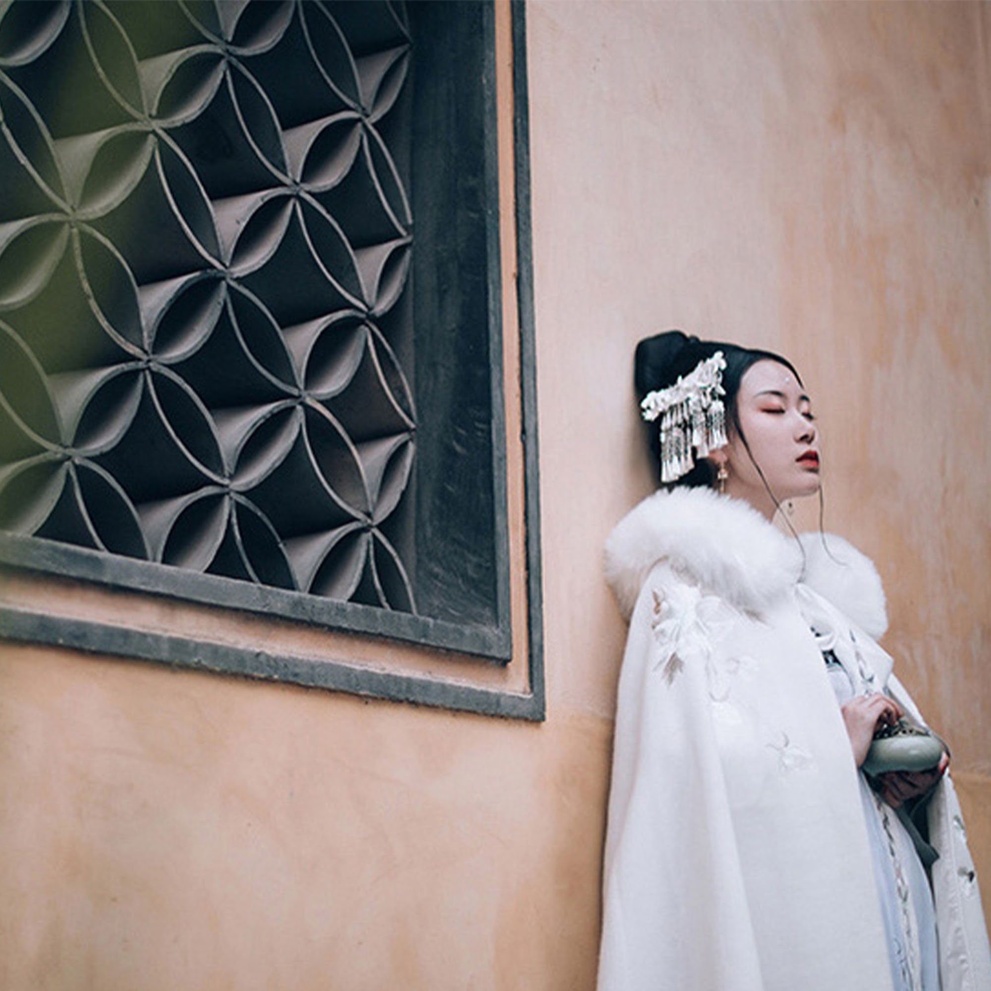 Hanfu Cape Winter Cloak With Hoodie Hanfu Winter Coat Winter - Etsy UK