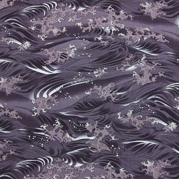 Japanese Wave Fabric - Etsy