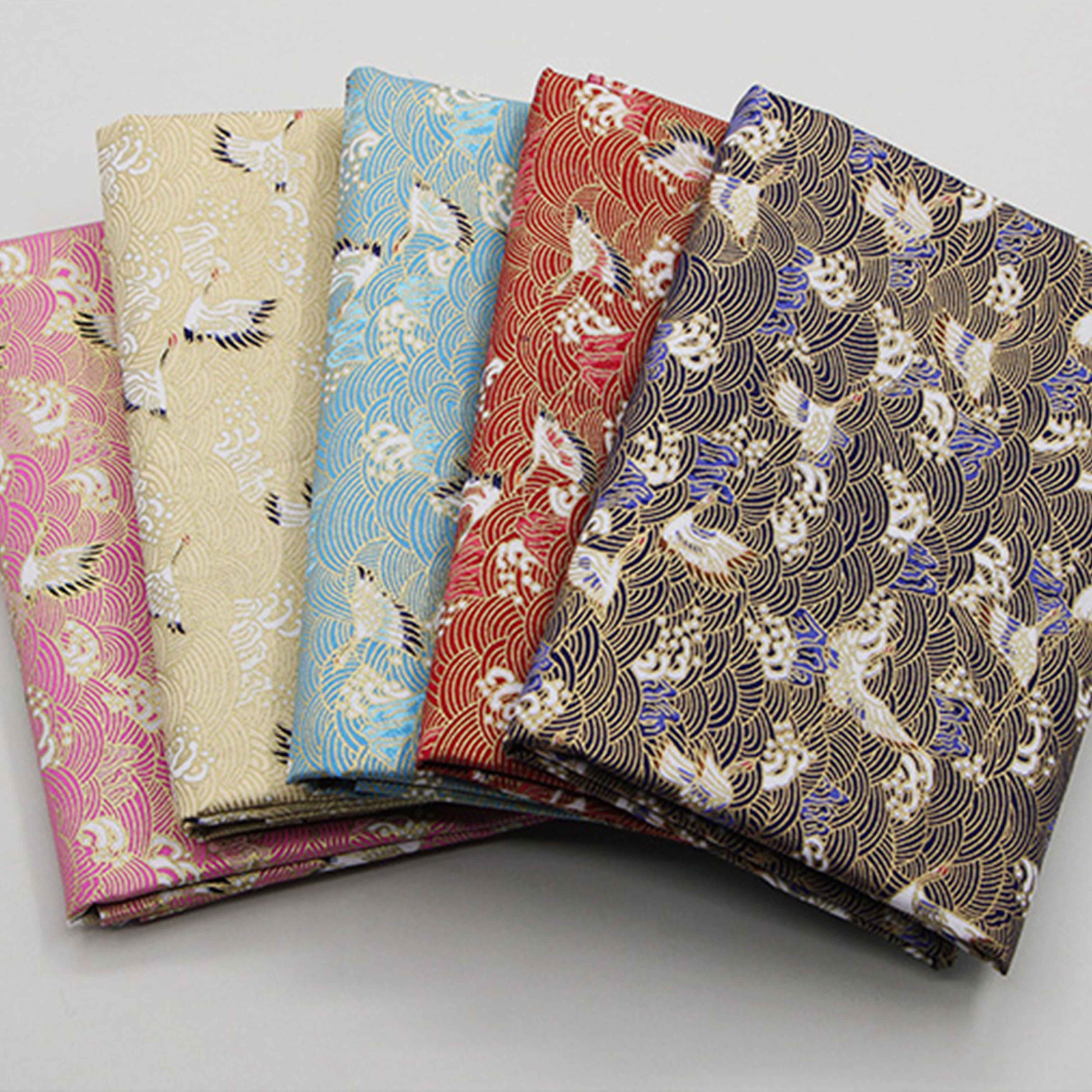 Japanese Prints Cotton Fabric Kimono Fabric Ukiyoe Prints - Etsy UK