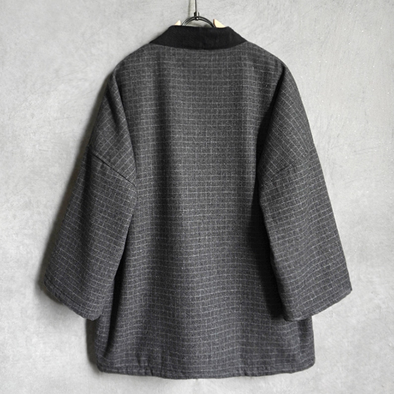 Men's Japanese Kimono Overcoat Noragi Cardigan Wool - Etsy
