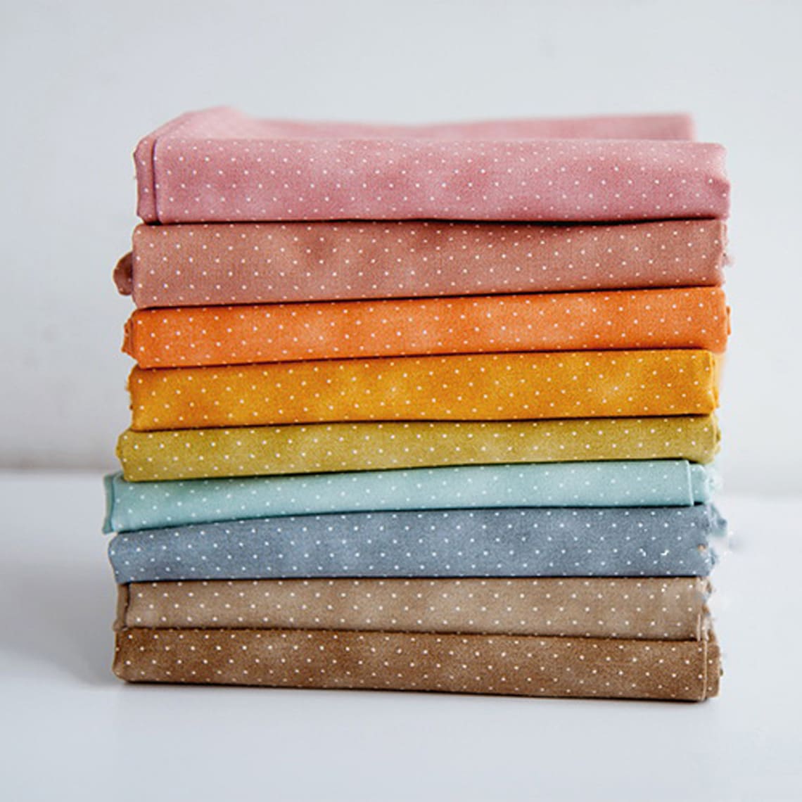 Tela De Algodón Ligero Suave Para La Artesanía Del Niño Polka Etsy